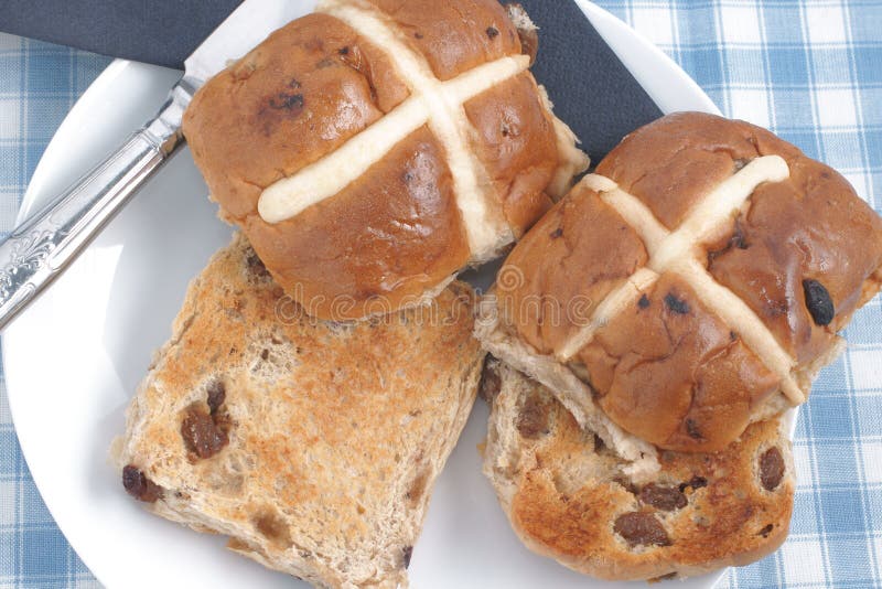 Hot Cross Buns stock image. Image of cross, bread, baking - 36534967