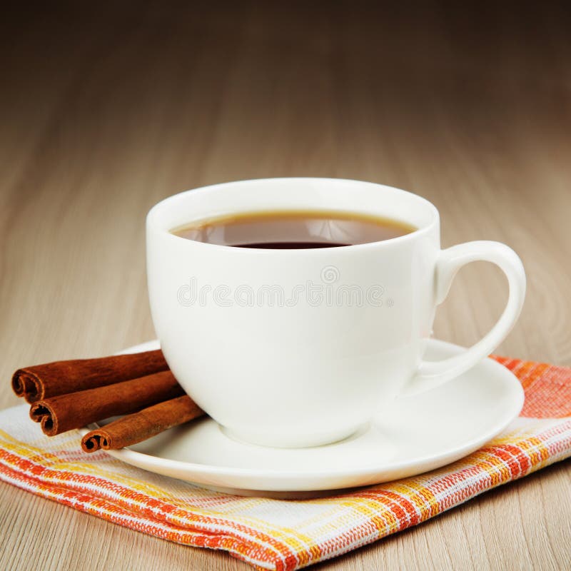 Hot Cup of Warming Tea with Cinnamon Stock Image - Image of fragrant ...