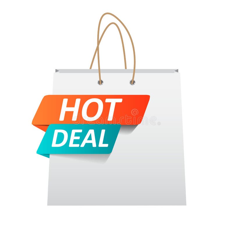 Hot Deal Banner Poster. Vector Illustration Stock Vector - Illustration ...