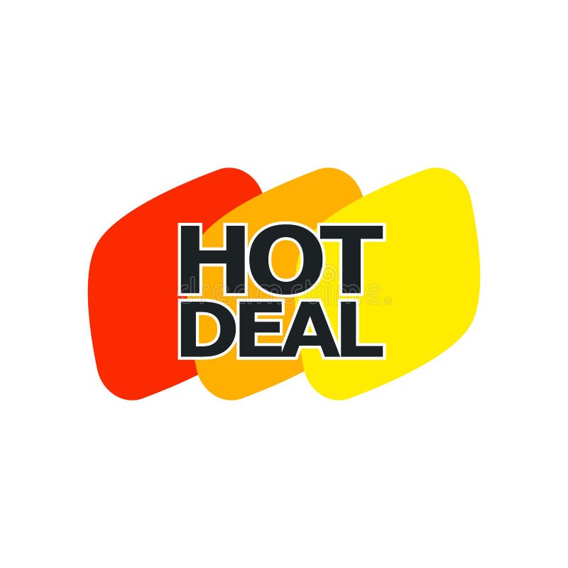 Hot deals design stock vector. Illustration of promotion - 130883998