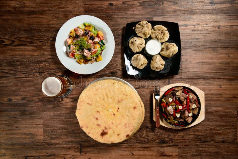 Hot dinner stock image. Image of olive, lettuce, pepper - 61839987