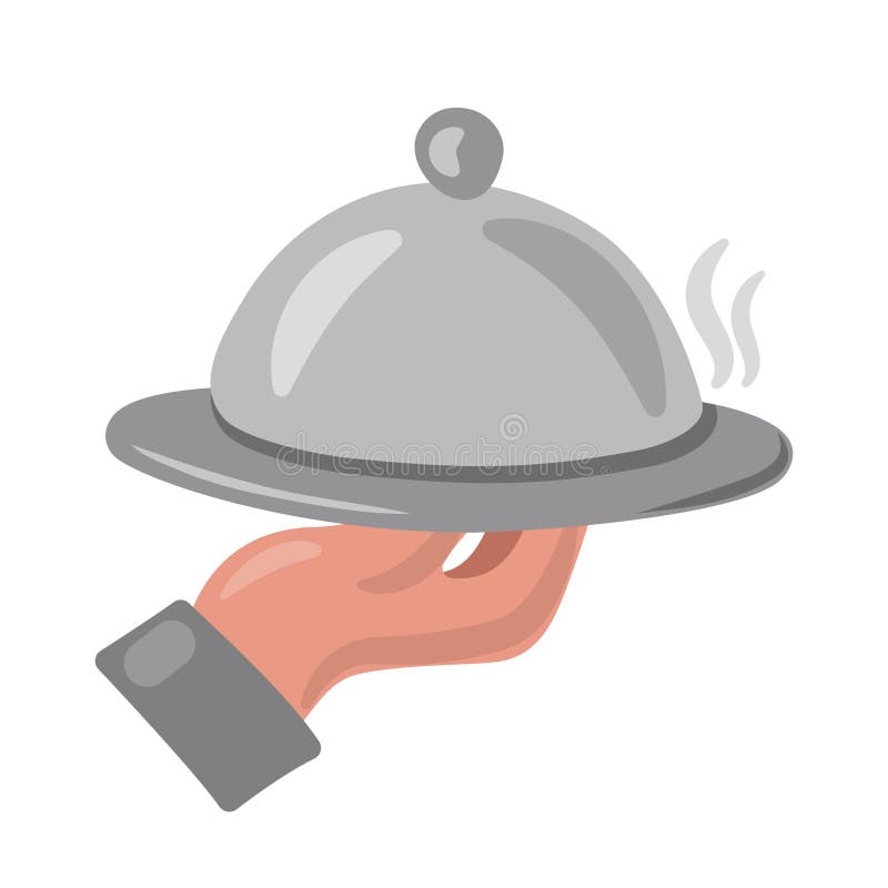 Hot dish icon stock vector. Illustration of serve, cartoon - 197360167