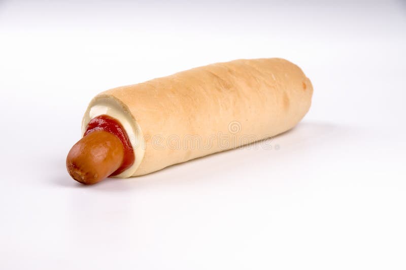 HOT-DOG stock image. Image of fastfood, unhealthy, mayonnaise - 8193833