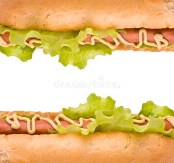 Hot Dog Frame stock image. Image of canvas, meal, dinner - 37993835