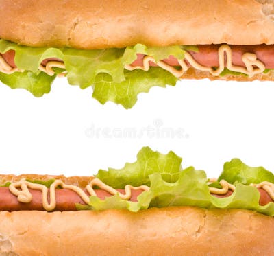 Hot Dog Frame stock image. Image of canvas, meal, dinner - 37993835