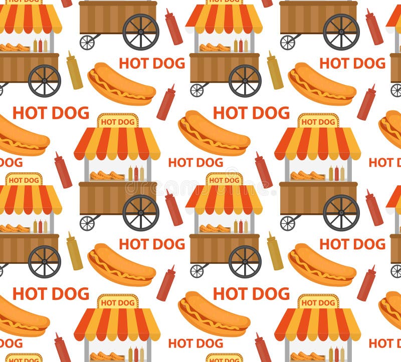 Sausage Dog Repeating Pattern Stock Illustrations – 69 Sausage Dog ...