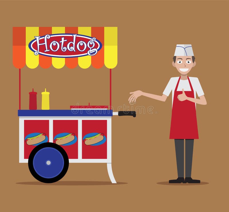 Hotdog Booth Stock Illustrations – 248 Hotdog Booth Stock Illustrations ...