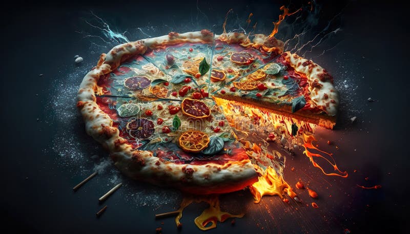 Exploding Pizza Stock Photos - Free & Royalty-Free Stock Photos from ...