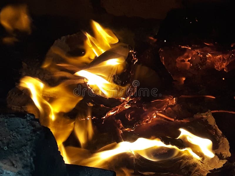Hot fire stock photo. Image of grill, fire, burning - 147325940