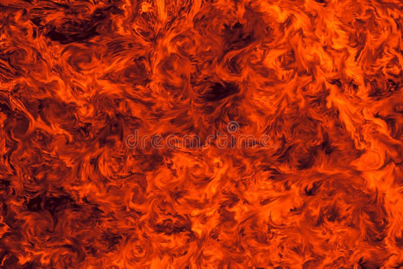 Hot Fire or Hell Evil Sun Surface Illustration with Smudge Abstract for ...