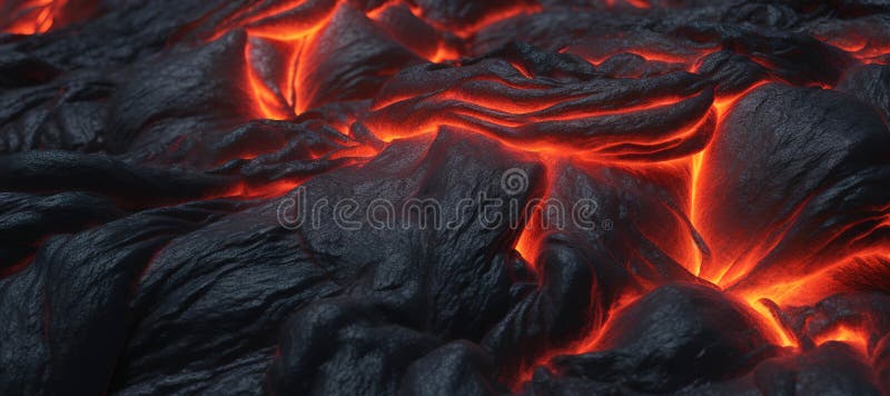 Hot Fire Lava Rocks Background Stock Illustration - Illustration of ...