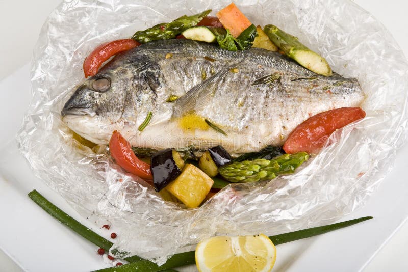 Hot fish dish stock image. Image of cafe, fried, pepper - 9340349