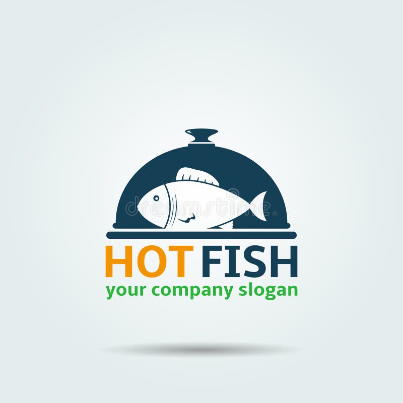 Hot Fish Icon stock vector. Illustration of crucian - 112801170