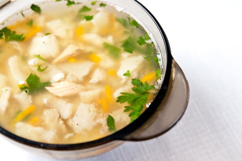 Hot fish soup stock photo. Image of appetizer, recipe - 35134236