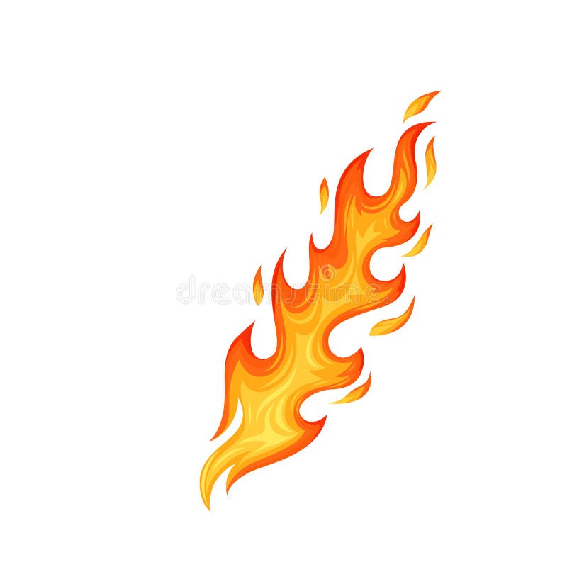 Hot flaming element stock vector. Illustration of fireball - 229148903