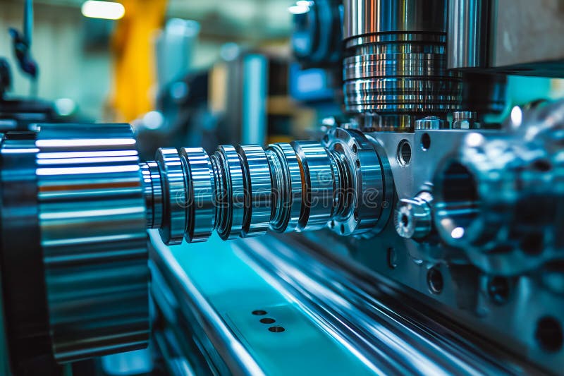 Hot Forging Part in Production Line. Metal Industry Stock Image - Image ...