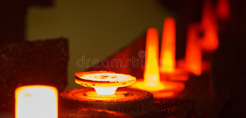 Hot Forging Production Line Stock Photo - Image of forging, detail ...