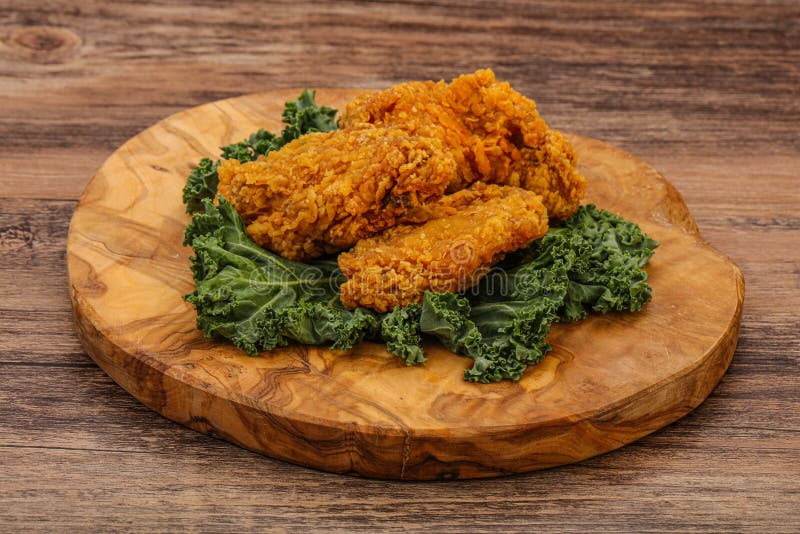 Hot Fried Crispy Chicken Wings Stock Photo - Image of fried, lunch ...