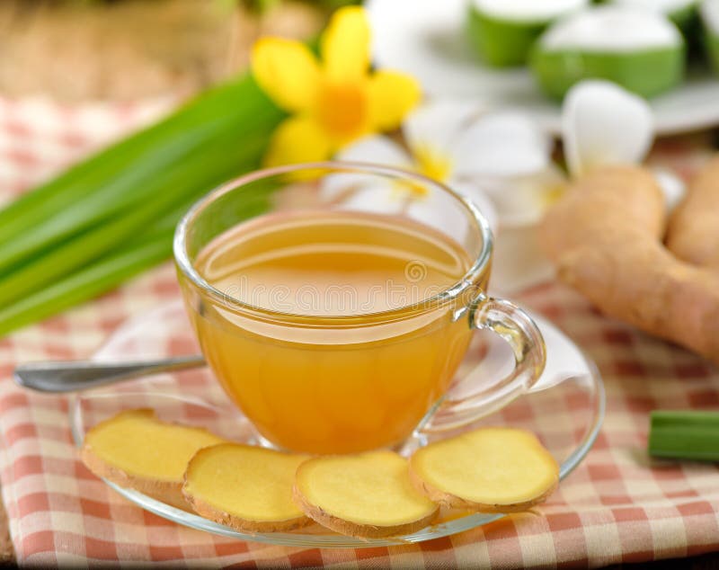 Hot ginger tea stock photo. Image of food, organic, healthy - 75748812