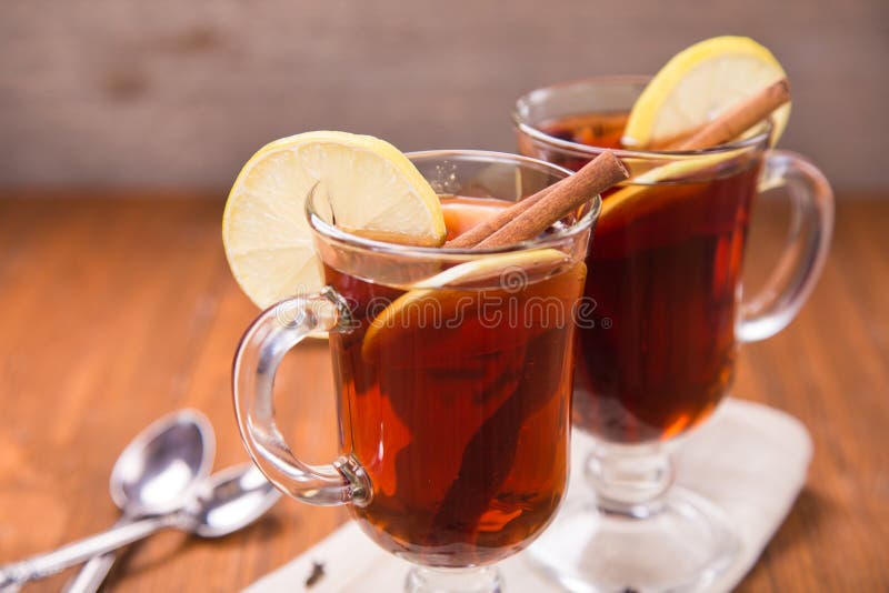 Hot grog stock image. Image of lemon, cinnamon, alcohol - 62796355