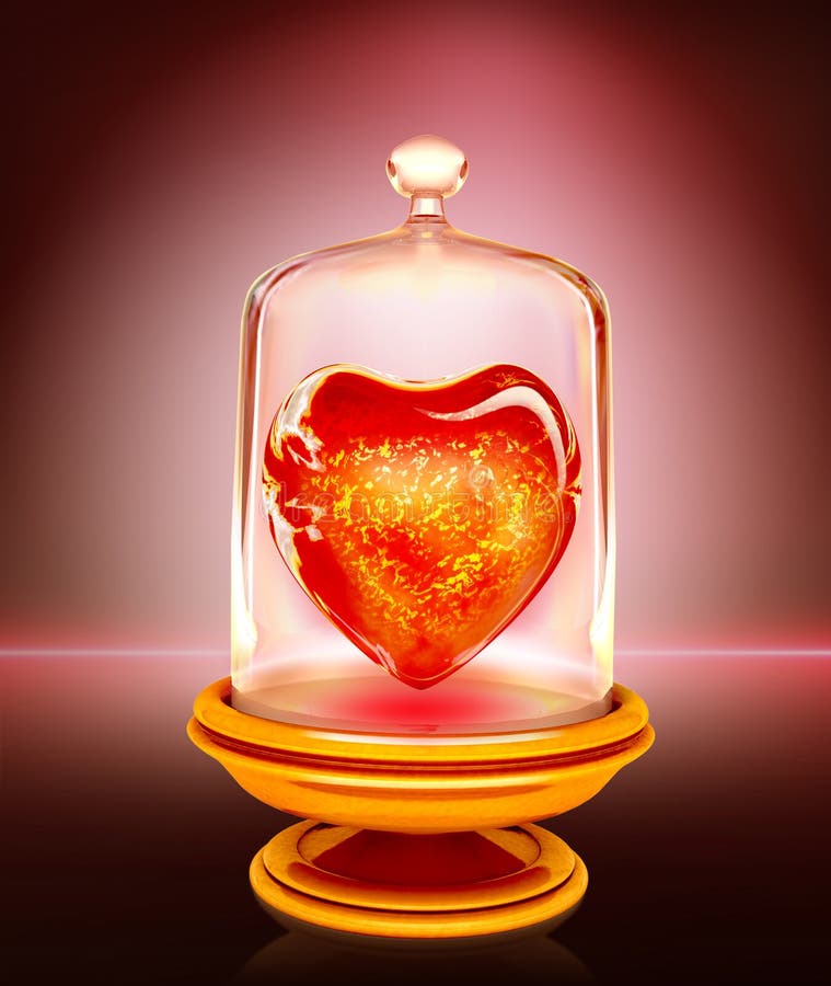 Hot Heart stock image. Image of single, glossy, heart - 36768735