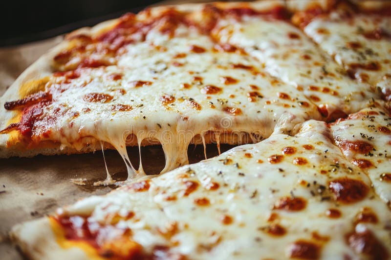 Hot Homemade Pizza with Melted Cheese and Crispy Crust, Perfect for ...