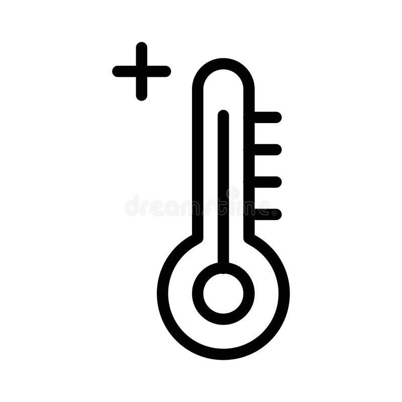 Hot Icon Design in Filled and Outlined Style Stock Vector ...
