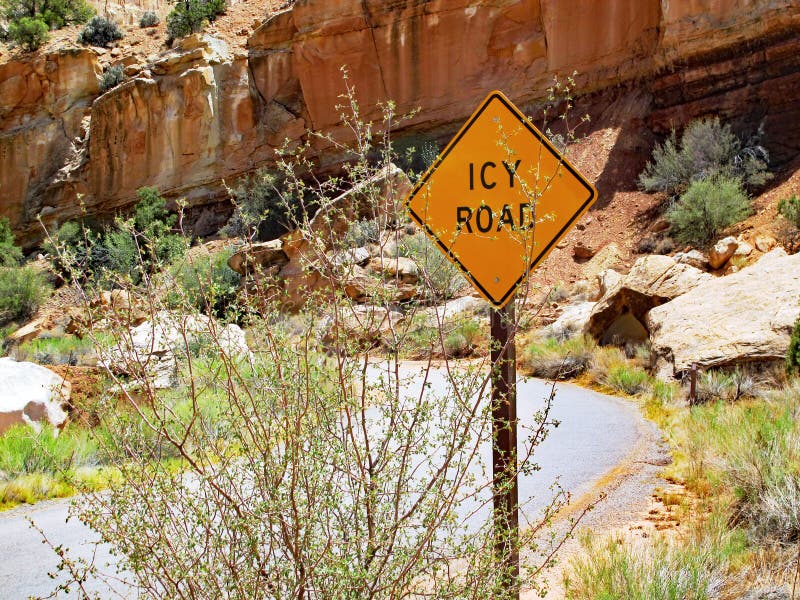 Hot Icy Road stock image. Image of outdoors, people - 121758231