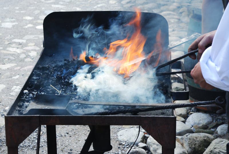 Hot Iron stock photo. Image of melting, glow, meltal, blaze - 3091262