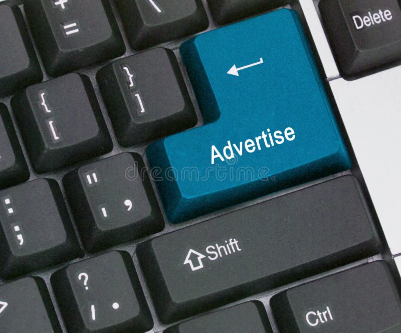 Hot key to advertise stock image. Image of computer, affiliate - 83366905