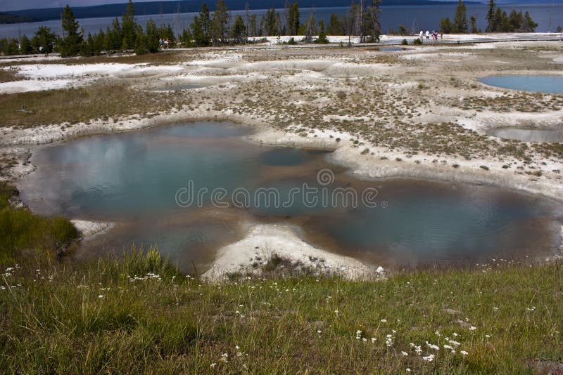 Hot lake stock photo. Image of landscape, america, blue - 11748002