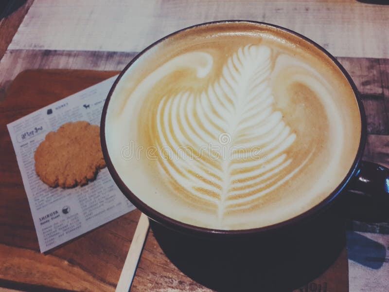 Hot latte coffee stock photo. Image of coffee, latte - 45512038