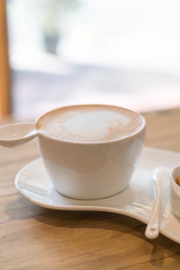 Hot latte coffee stock photo. Image of latte, breakfast - 91150576