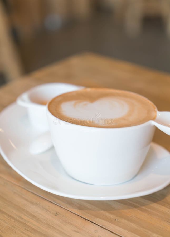 Hot latte coffee stock photo. Image of black, coffee - 91434384