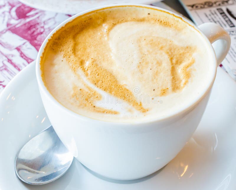 Hot latte stock photo. Image of coffee, latte, frothy - 32543536