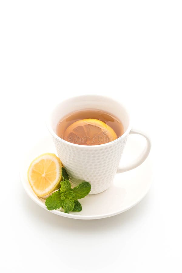 Hot lemon tea stock photo. Image of herbal, healthy - 105676058