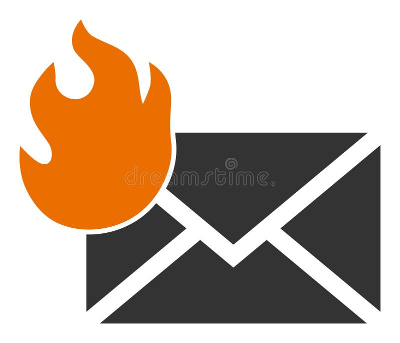 Hot Letter Vector Icon Flat Illustration Stock Vector - Illustration of ...