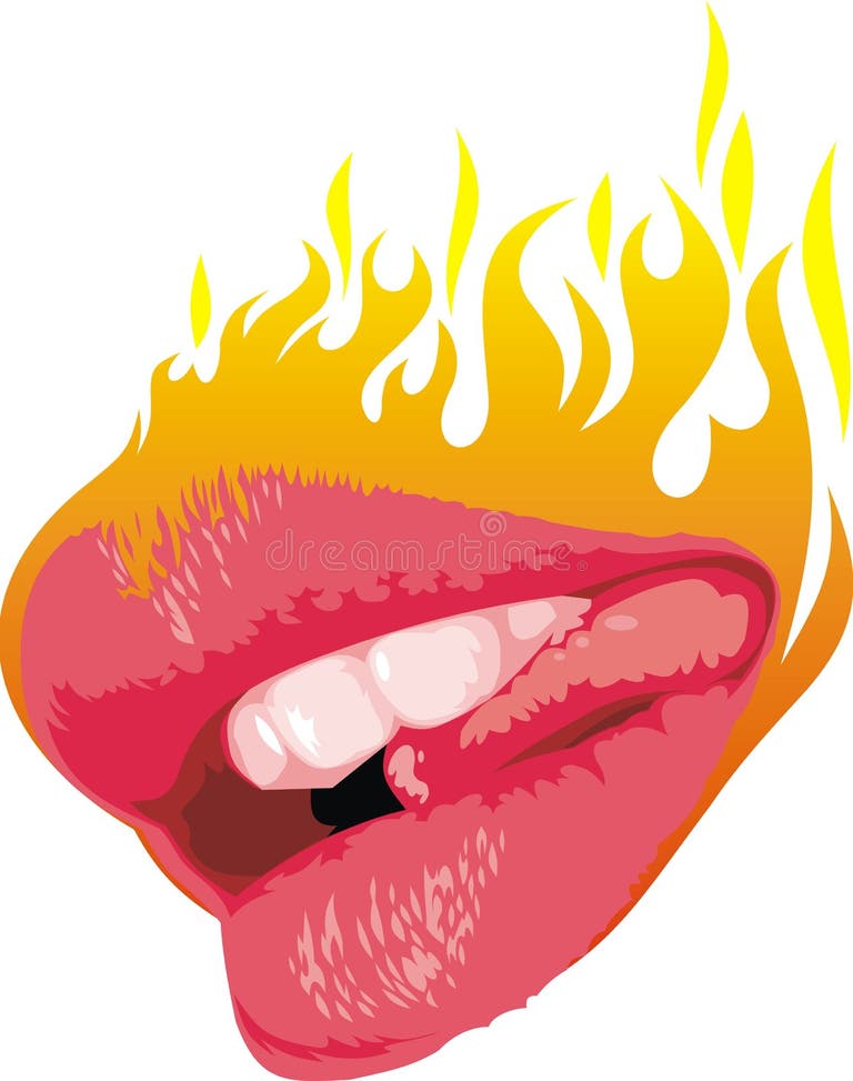 Lips Fire Stock Illustrations – 727 Lips Fire Stock Illustrations ...