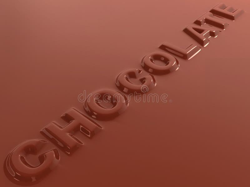 Chocolate letters font stock vector. Illustration of flowing - 74116456