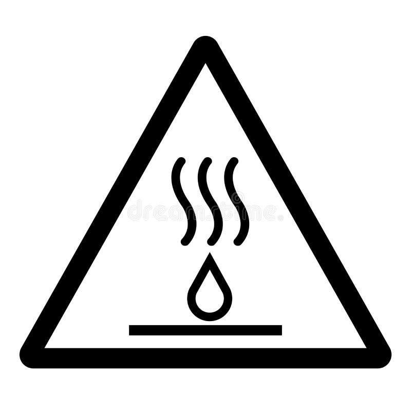 Hot Liquids Symbol Sign, Vector Illustration, Isolate on White ...