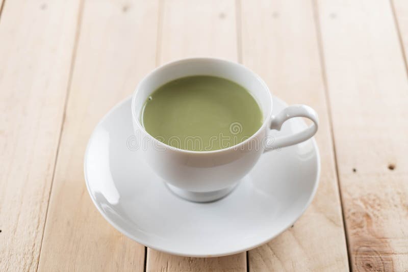 Hot matcha latte stock photo. Image of healthy, organic - 94288500