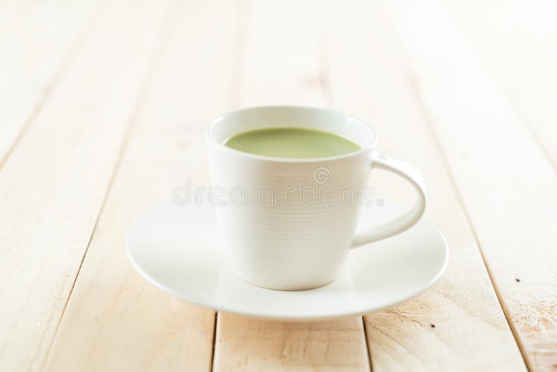 Hot matcha latte stock image. Image of sweet, coffee - 84832275