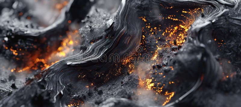 Hot Melt Lava Stone Wave Texture Background Stock Illustration ...
