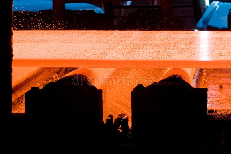 Hot metal sheet stock image. Image of incandescent, chemical - 9011013