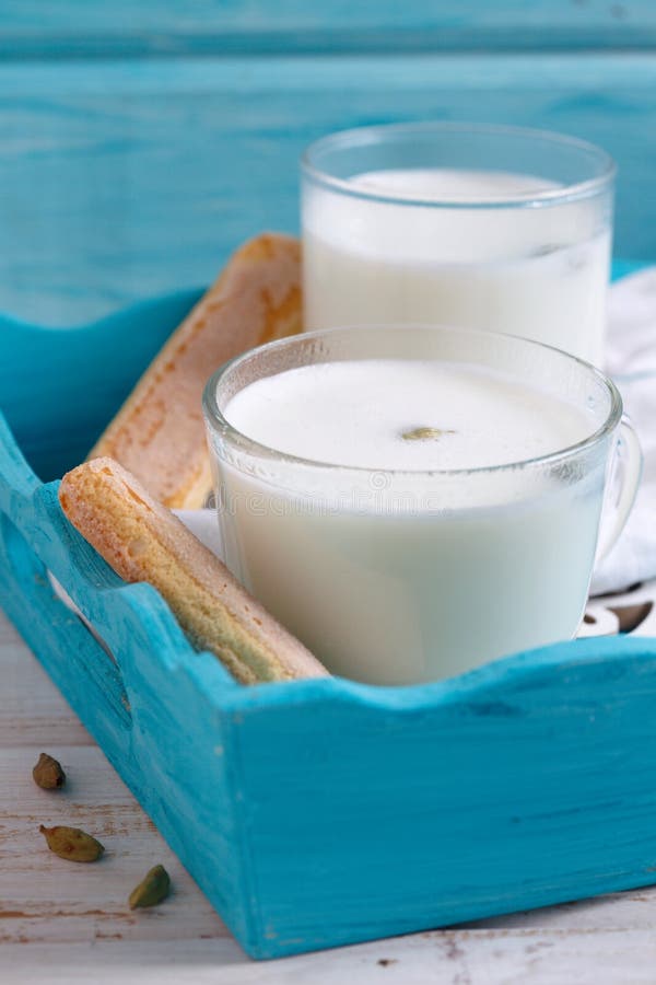Hot milk drink stock photo. Image of breakfast, white - 26772638