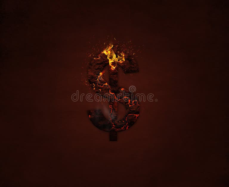 Hot money stock illustration. Illustration of burning - 6185387