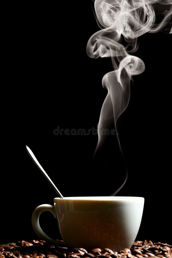 Hot morning coffee stock image. Image of cappuchino, heat - 5707969