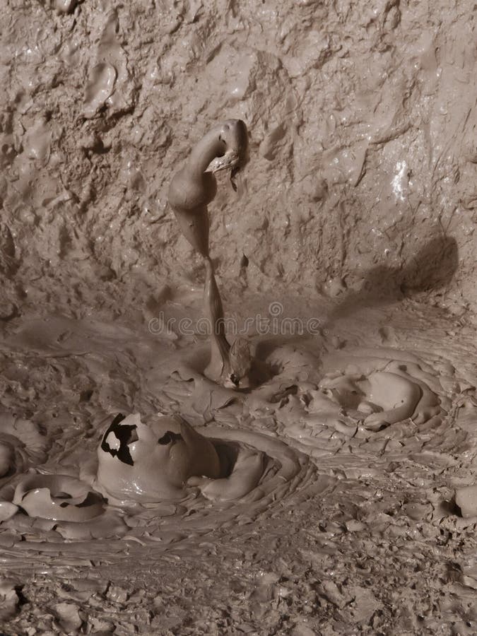 Hot Mud, Yellowstone National Park Stock Image - Image of national ...