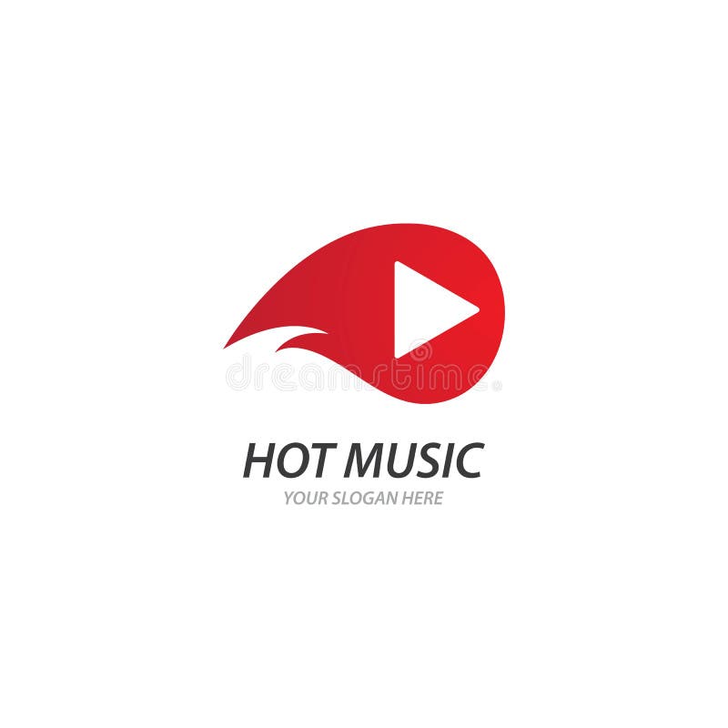 Hot Music logo stock vector. Illustration of tech, energy - 175588440