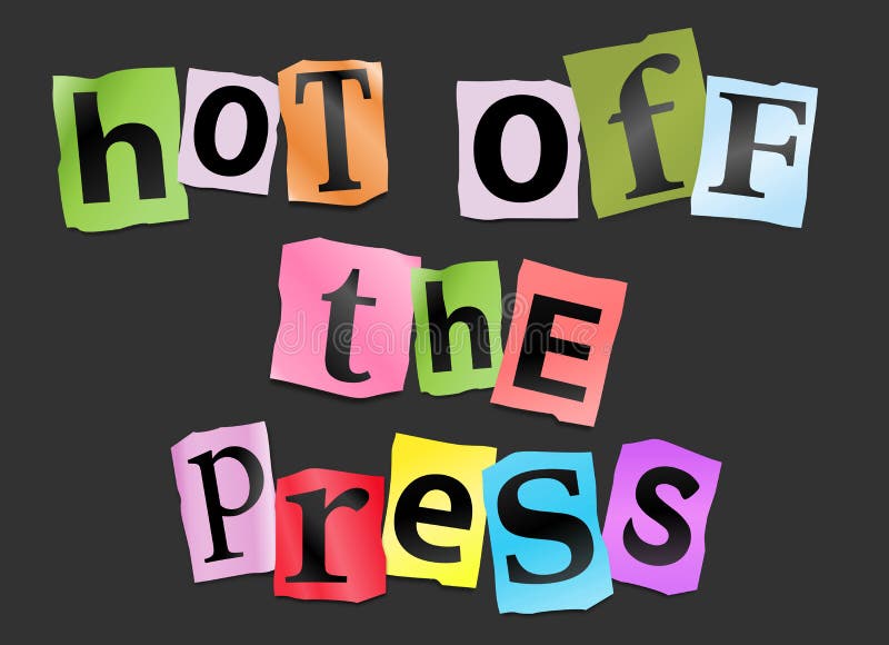 Hot Off Press Stock Illustrations – 70 Hot Off Press Stock ...